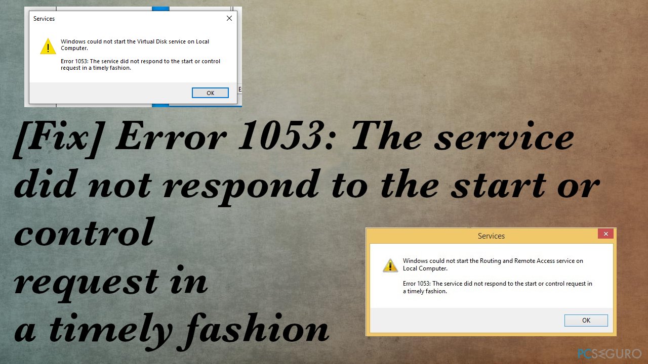  Soluci n Error 1053 El Servicio No Respondi A La Petici n De Inicio